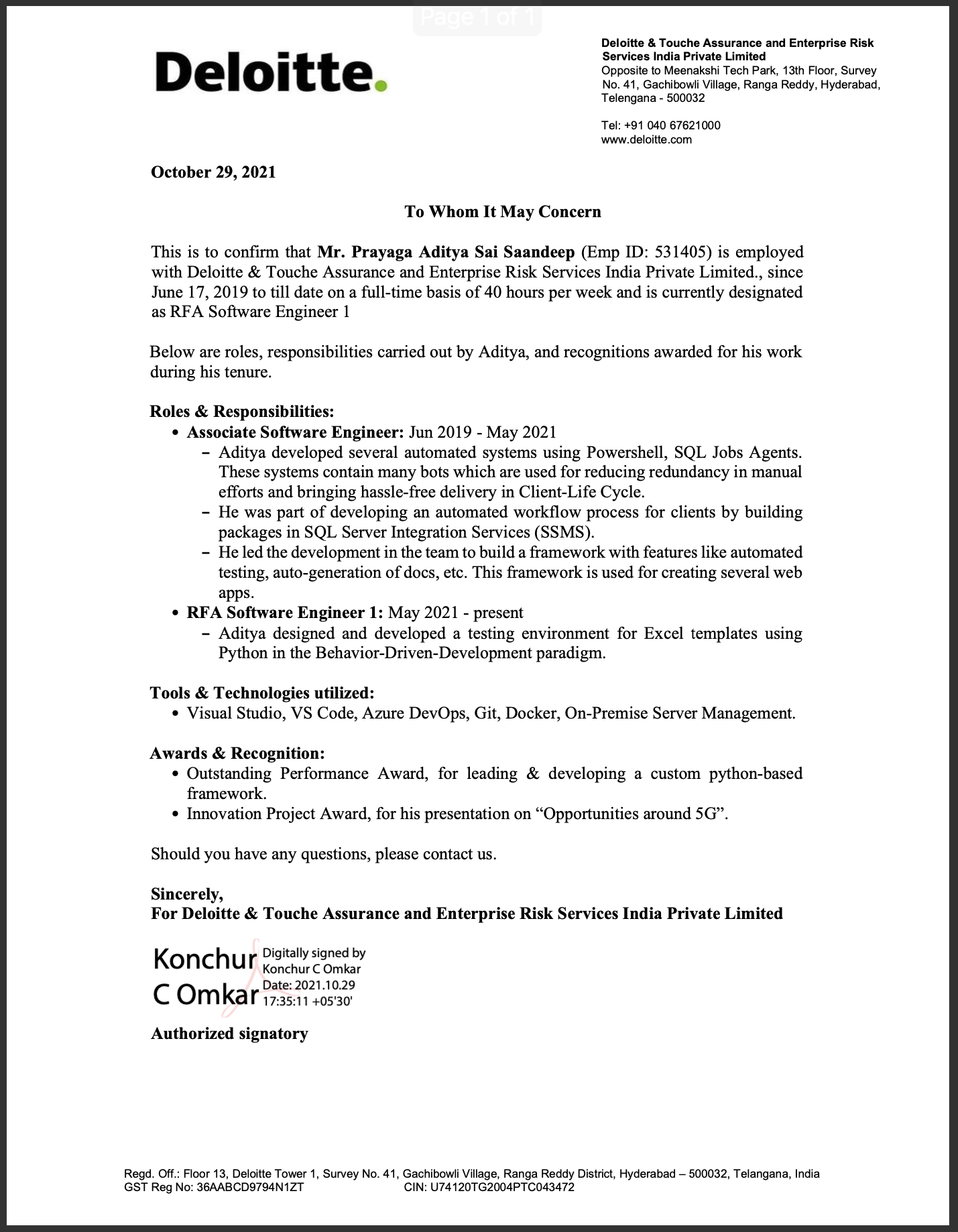 Personal-Portfolio | This repo contains my portfolio data like my ...