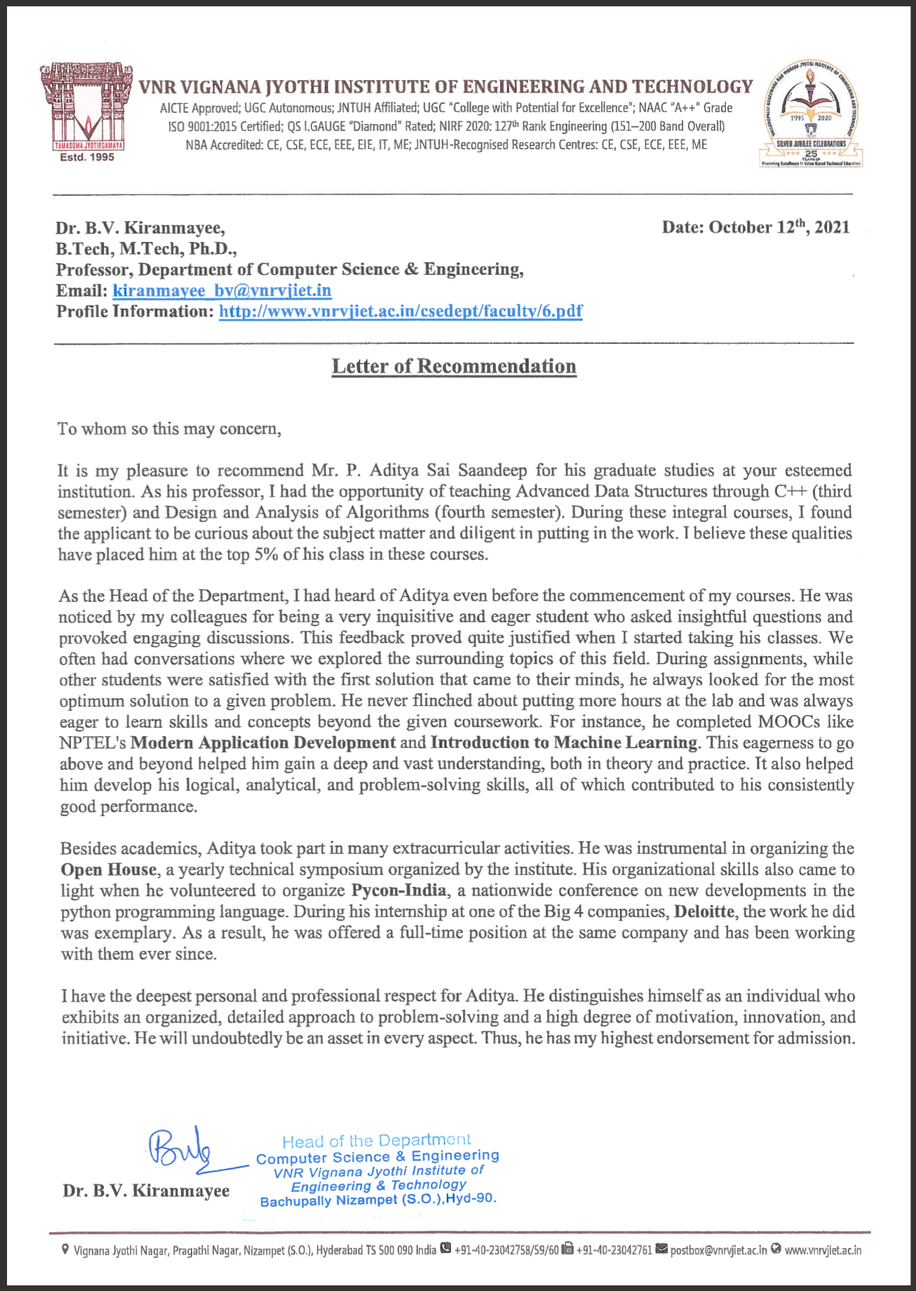 Personal-Portfolio | This repo contains my portfolio data like my ...