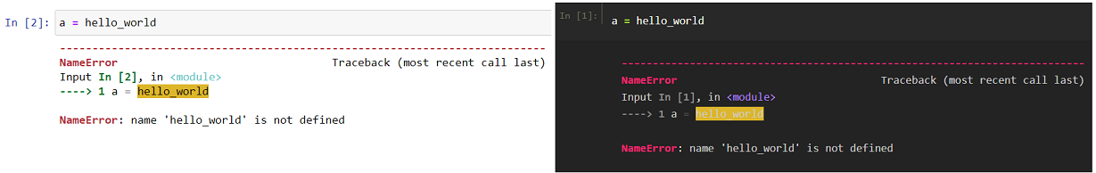 Highlighting within traceback/errors in Jupyter Notebook after IPython 8.0.0 · Issue #13476 ...