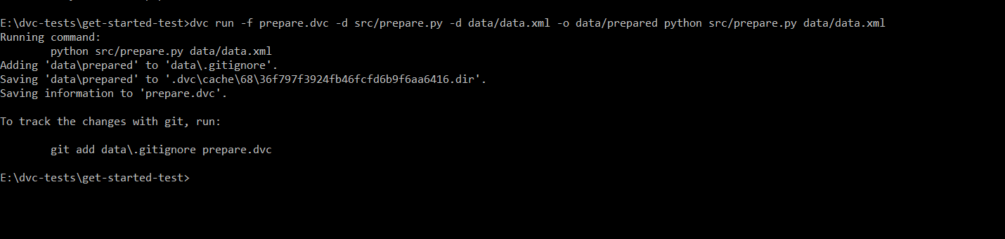 get-started: dvc run: command not found on Windows · Issue #486 · iterative/dvc.org · GitHub