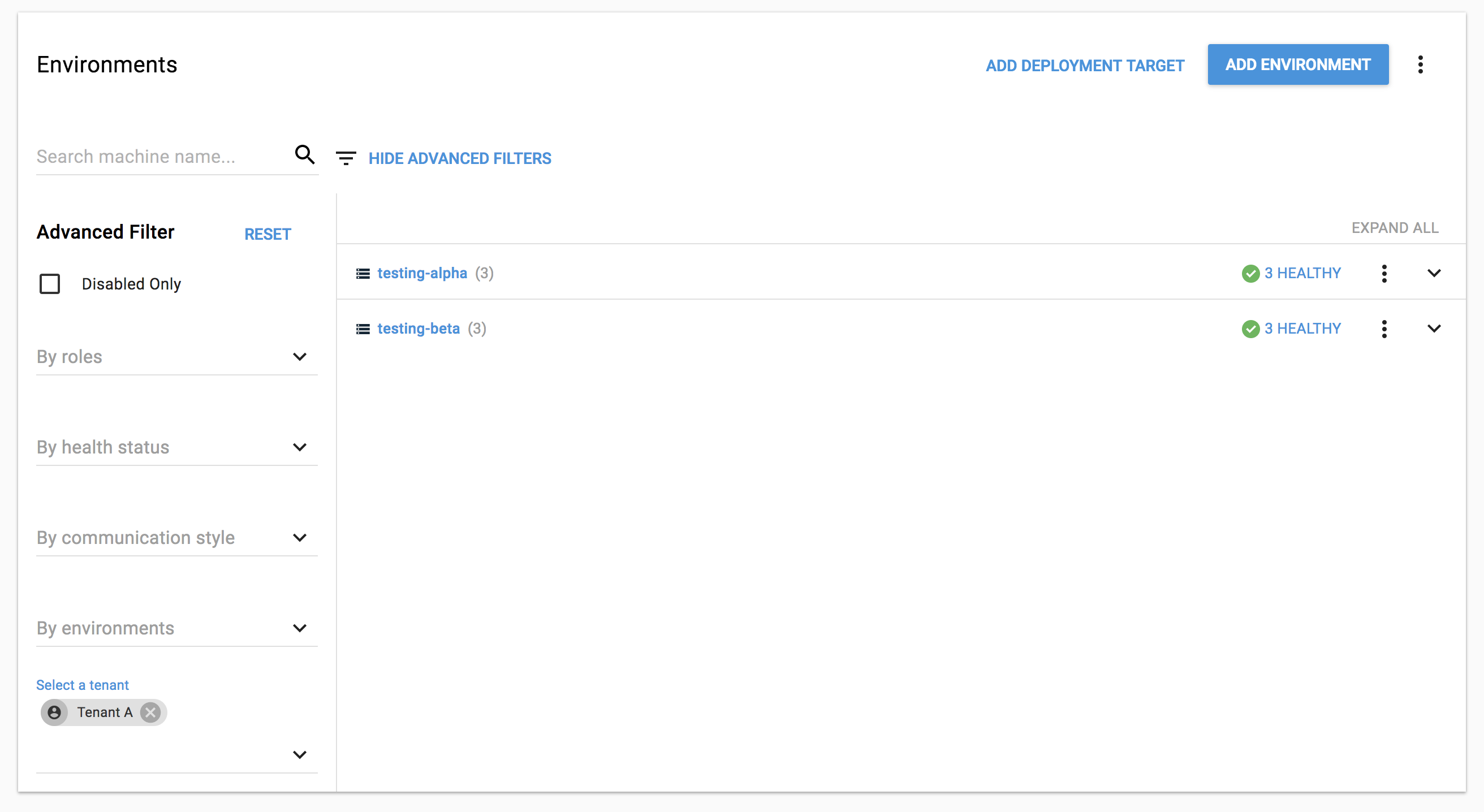 Tenant-specific deployment targets view · Issue #2737 · OctopusDeploy/Issues · GitHub