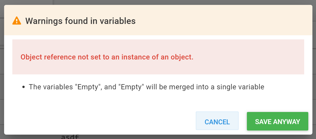 Adding a new variable value to a variable set fails with NullReferenceException · Issue #5818 ...
