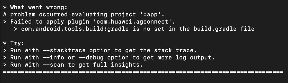 Android Build Error V0726 Hms Push · Issue 301 · Hms Corehms React Native Plugin · Github