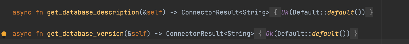 [MDB] Implement version and describe RPC calls for the error reporting ...