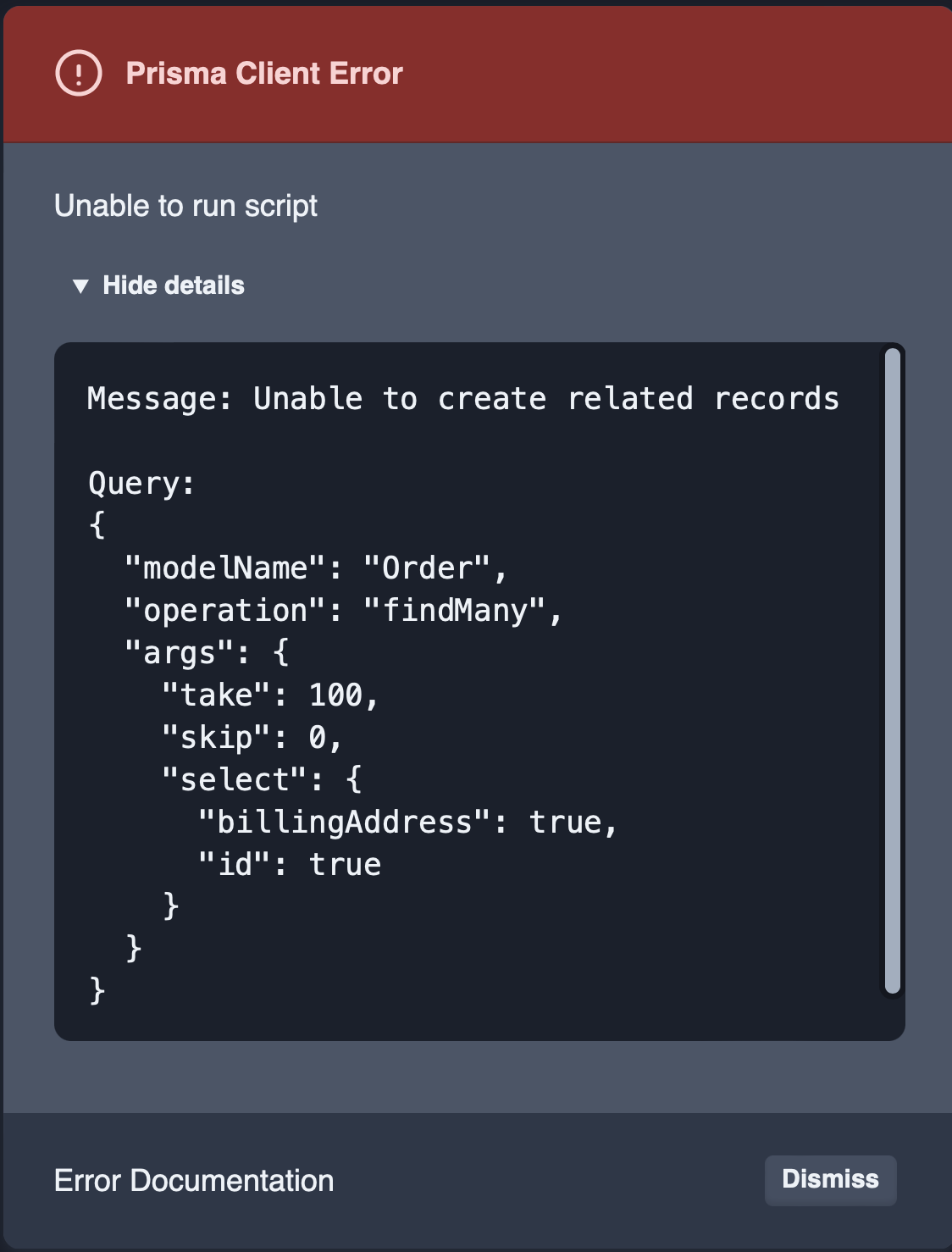 (Confusing) Error when opening model with embedded type · Issue #866 · prisma/studio · GitHub