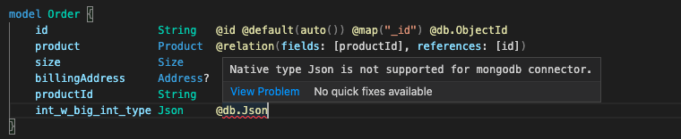 [Mongo] Improve native type validations in composite types · Issue #12460 · prisma/prisma · GitHub