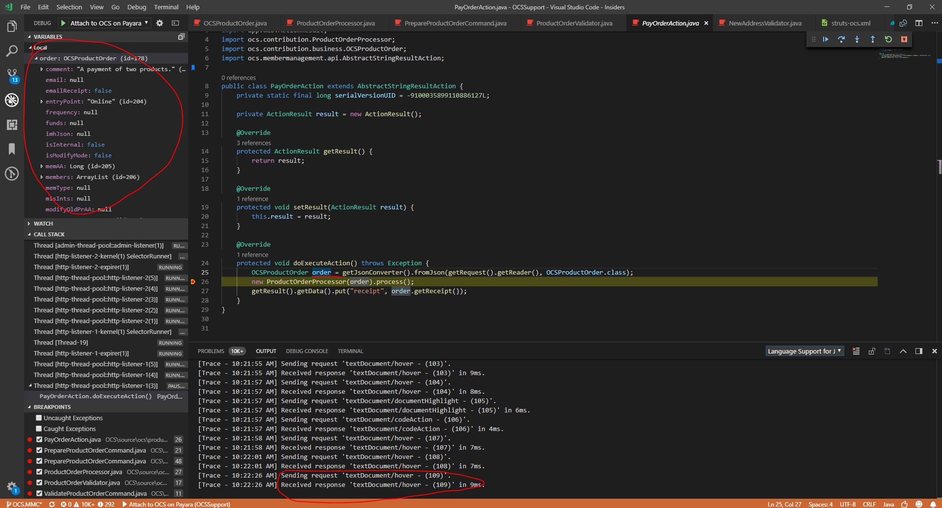 hover instance in debug mode don't show popup with details · Issue #444 · microsoft/vscode-java ...