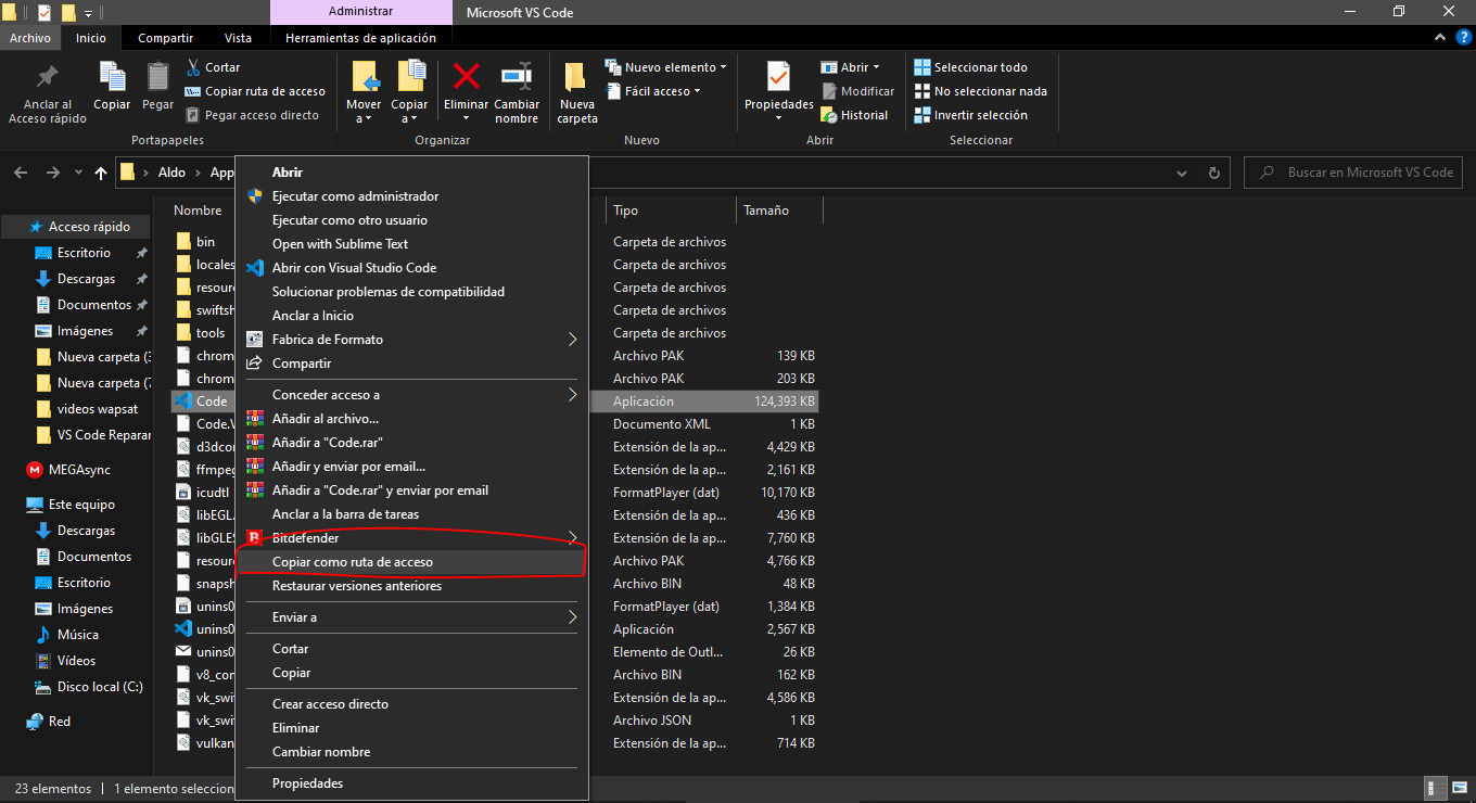 GitHub - ValerioGomez/Reparar-VS-Code-Menu-Opciones-Windows: Agregar a ...