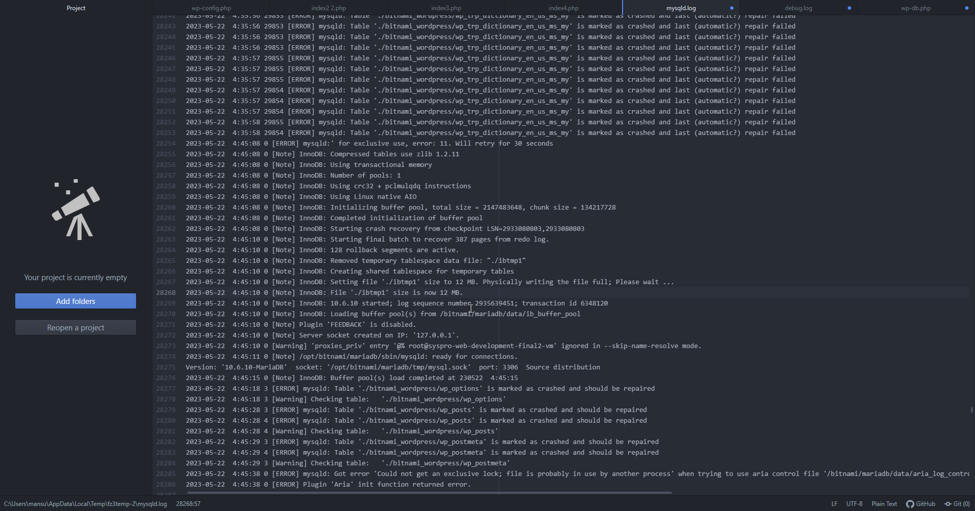 Wordpress Mariadb Connection Refused · Issue 931 · Bitnamivms · Github