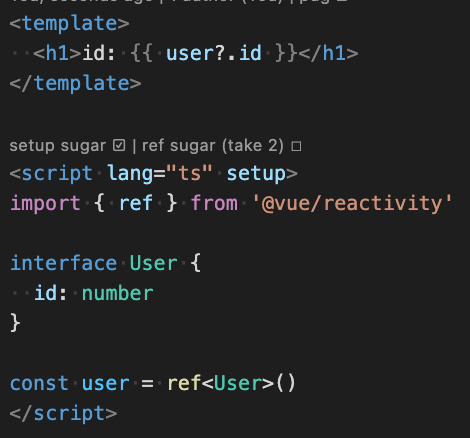 `optional chaining` Syntax Highlight · Issue #408 · vuejs/language-tools · GitHub