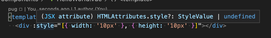 Allow Array Syntax For Style Binding · Issue 757 · Vuejslanguage