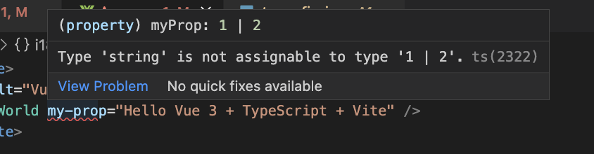 Prop Types Not Showing Correctly In Template When Using Different Casing In Template And