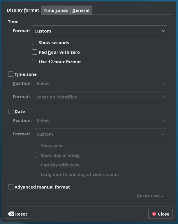 World clock applet settings miss font and size settings · Issue #967 · lxqt/lxqt-panel · GitHub