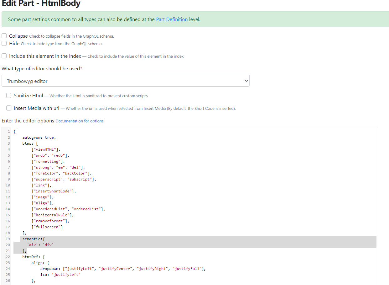 Wysiwyg editor converts div to p tag · Issue #3817 · OrchardCMS ...