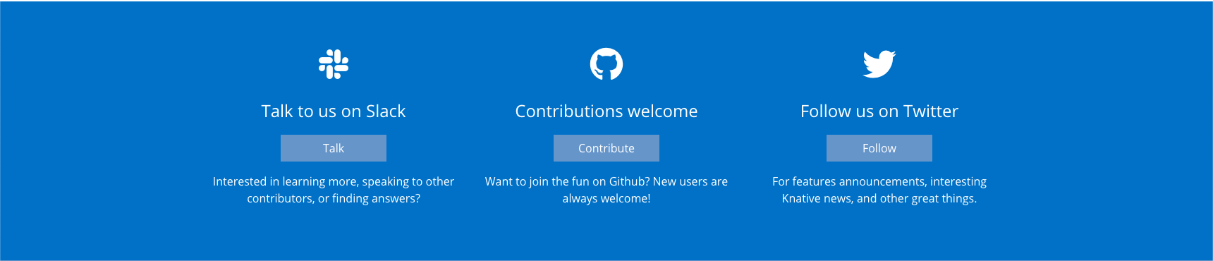 Add Github Twitter Slack Logos To The Homepage Footer Center Align Logos Text · Issue 