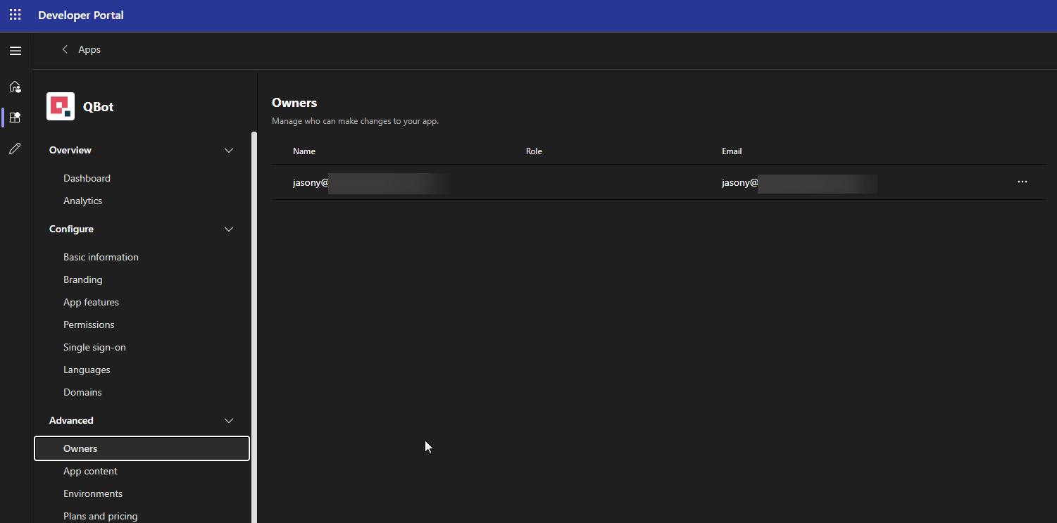 Teams Dev Portal - App with no owners · Issue #6050 · MicrosoftDocs/msteams-docs · GitHub