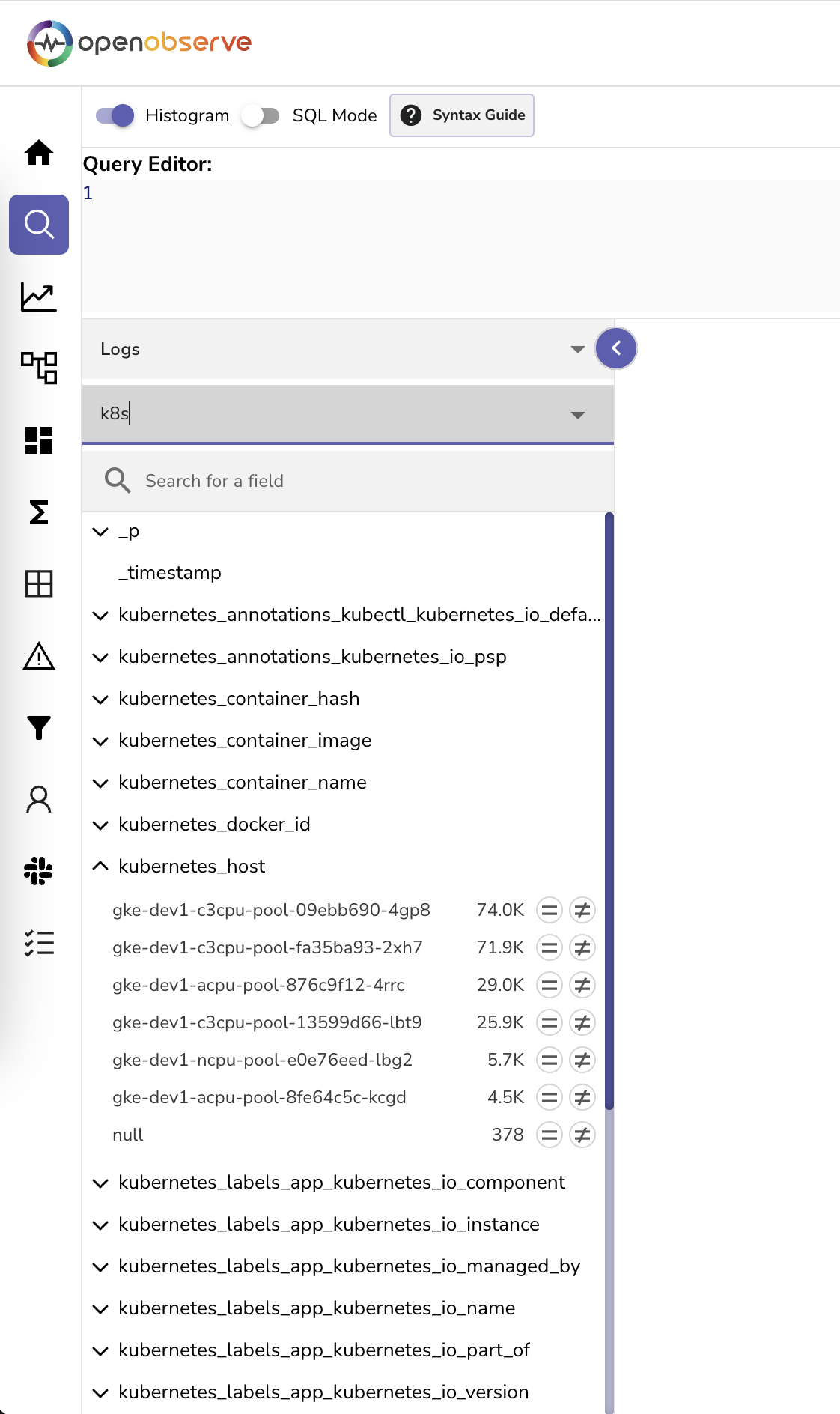 [UI] The field list can't change after select other stream name · Issue #888 · openobserve ...