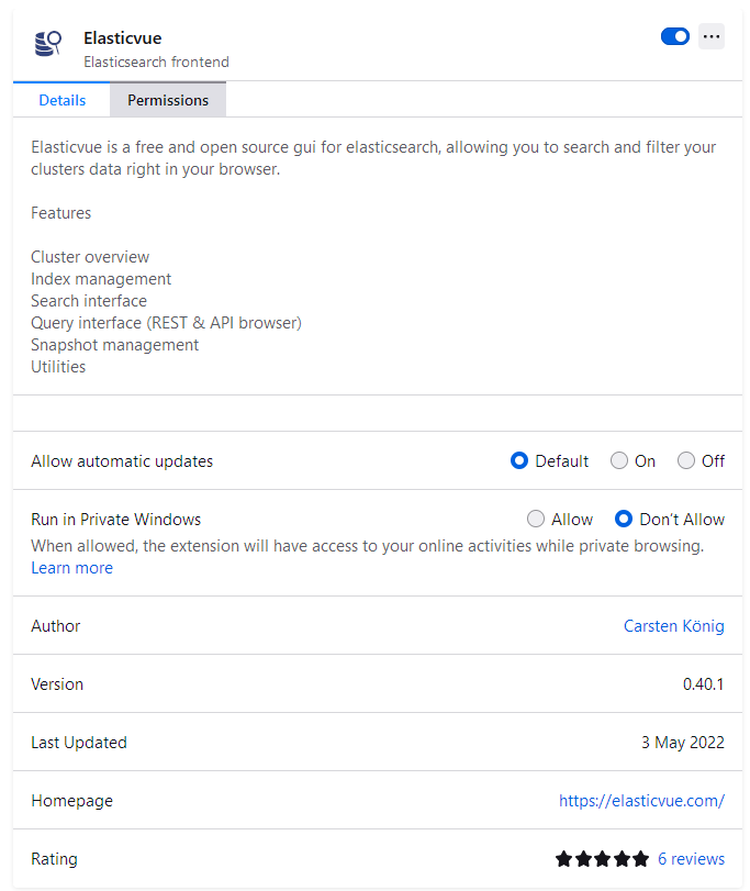 [BUG] - Chrome plugin cannot connect to my ES cluster (on docker) · Issue #102 · cars10 ...