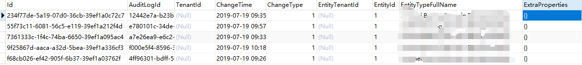 [BUG]may be a bug,the table abpentitychanges‘s ExtraProperties column allways empty · Issue ...