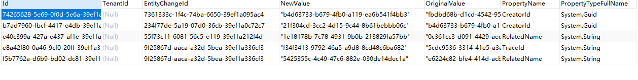 [BUG]may be a bug,the table abpentitychanges‘s ExtraProperties column allways empty · Issue ...