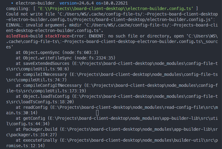 electron-builder config can‘t load .ts file in windows OS · Issue #7775 · electron-userland ...
