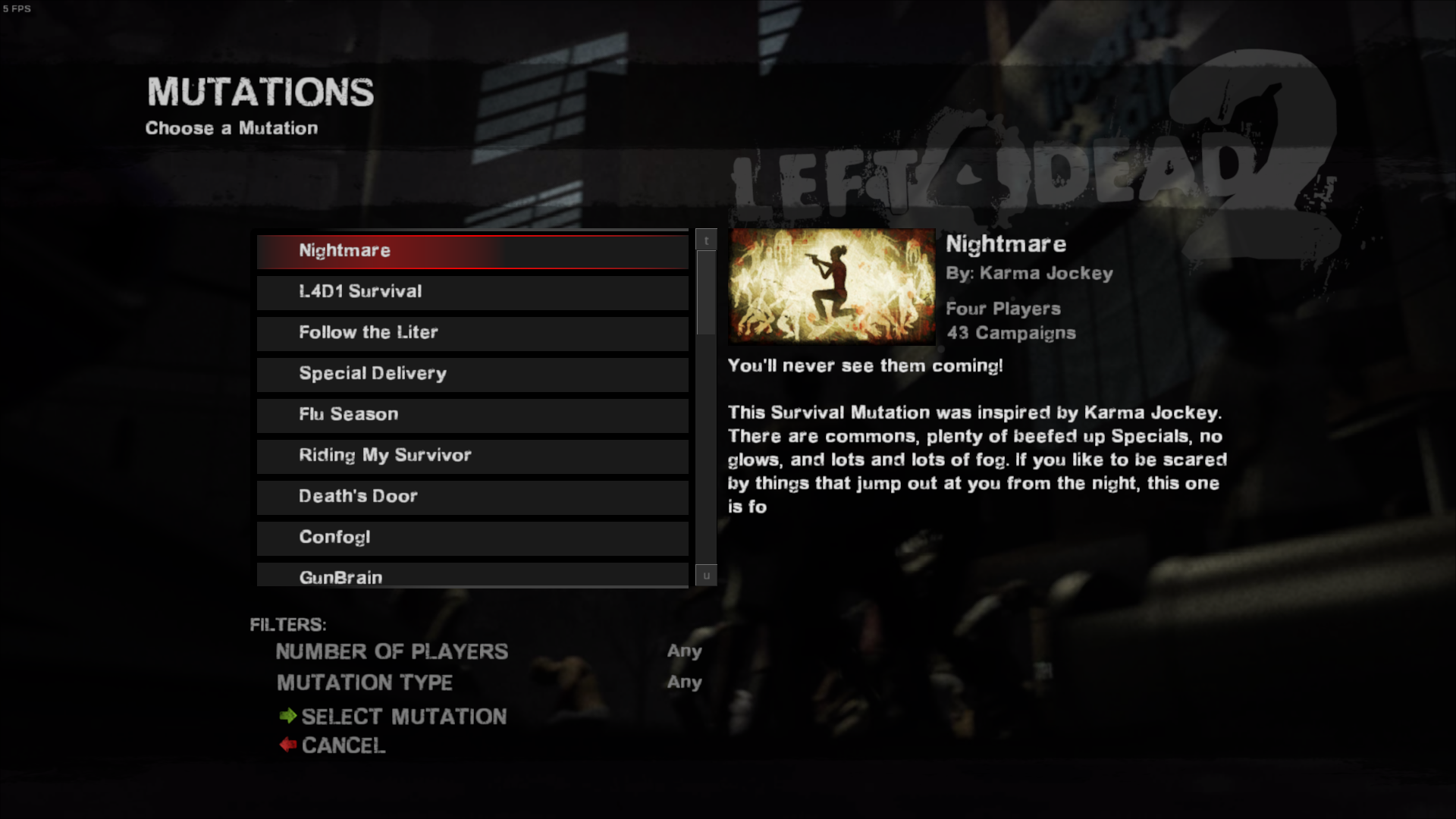 Left 4 Dead 2 mutation description text is cut off · Issue #3378 ...