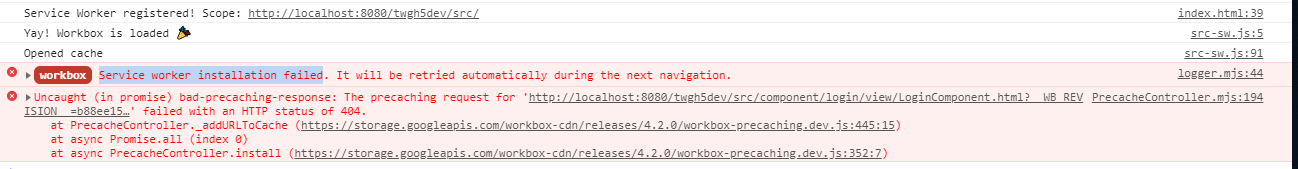 Service worker installation failed · Issue #2033 · GoogleChrome/workbox · GitHub