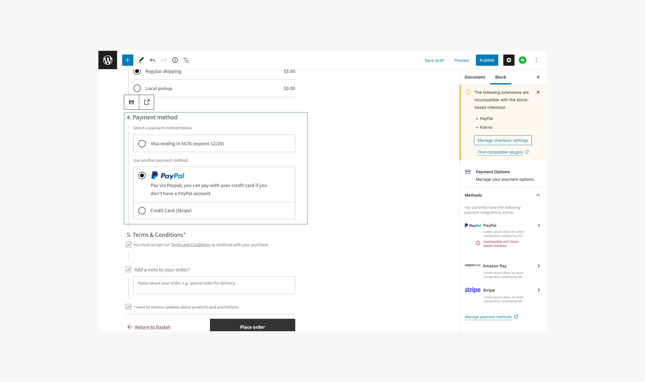 [Blocks Editor] Update the call to action buttons in the sidebar notice we show for incompatible ...