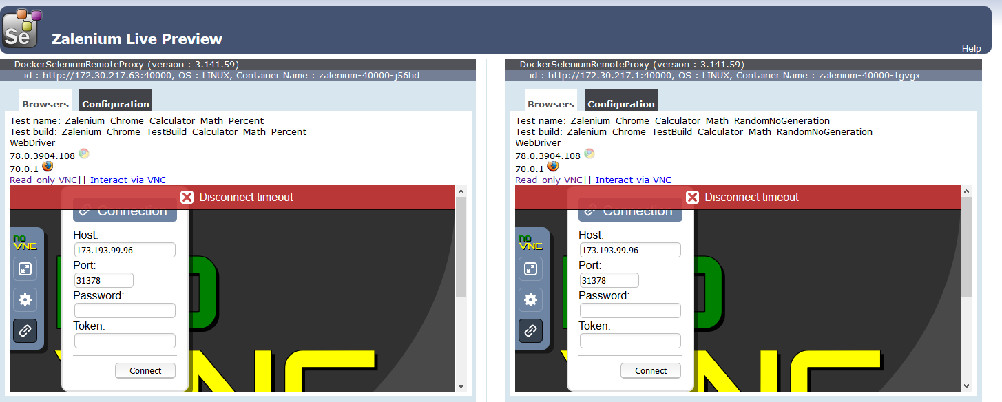 Disconnect timeout in Zalenium Live Preview · Issue #1097 · zalando/zalenium · GitHub