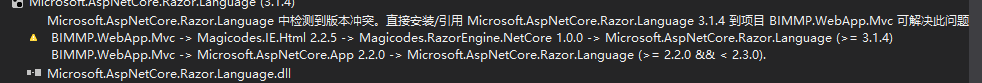 在Core 2.2 引用 Magicodes.IE.Html 时有包引用冲突 · Issue #113 · dotnetcore/Magicodes.IE · GitHub
