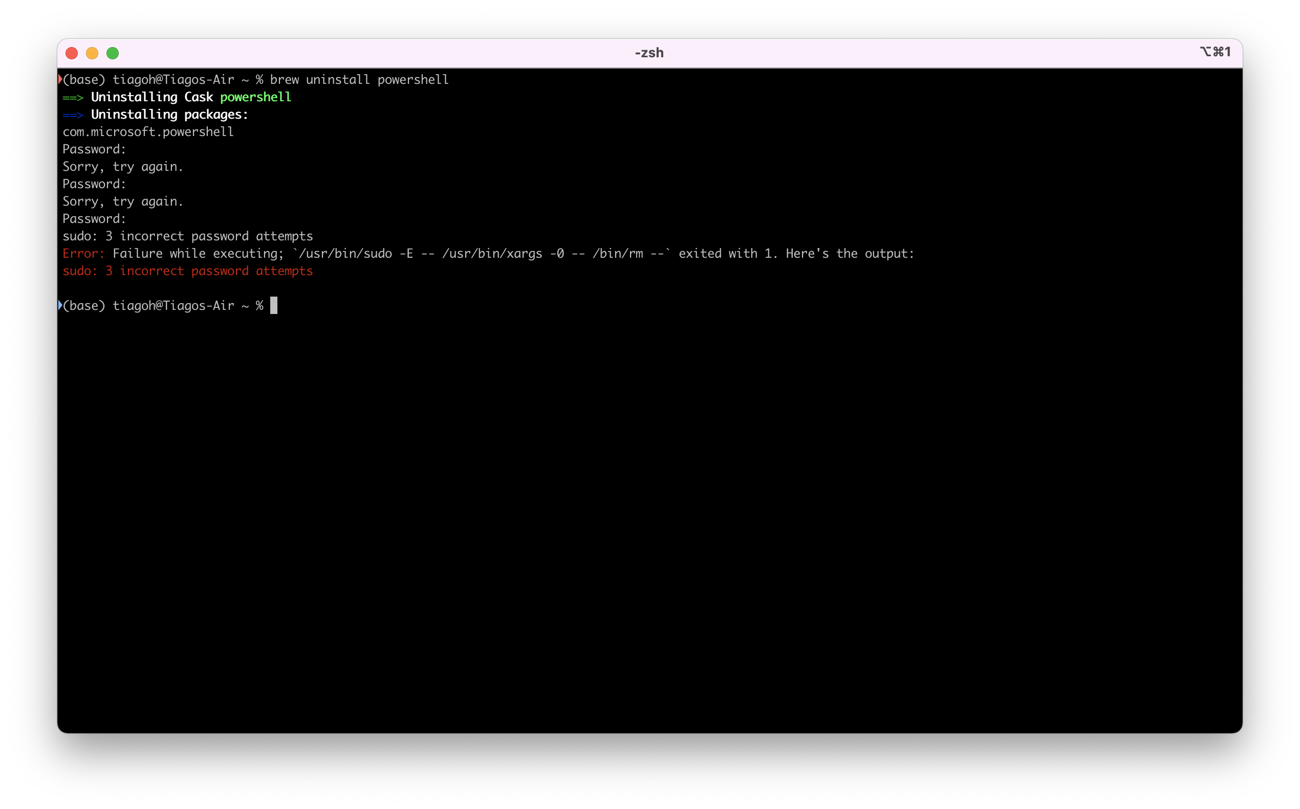 Cant Upgrage Via Homebrew On Mac Os · Issue 14840 · Powershellpowershell · Github