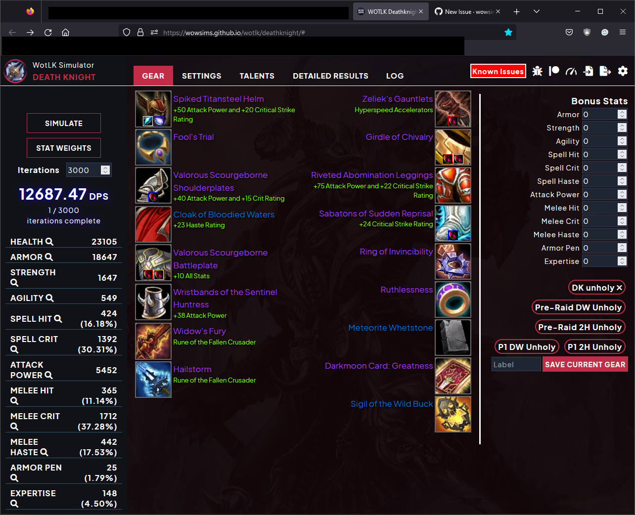 Simulation iteration issue · Issue #1941 · wowsims/wotlk · GitHub