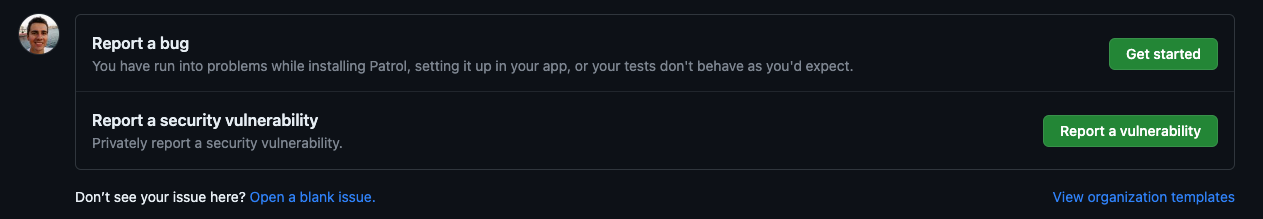 Create template for feature request · Issue #1652 · leancodepl/patrol · GitHub