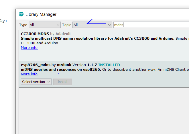 File ESPmDNS.h is missing for compile/upload · Issue #2 · AlessandroAU/Chorus32-ESP32LapTimer ...