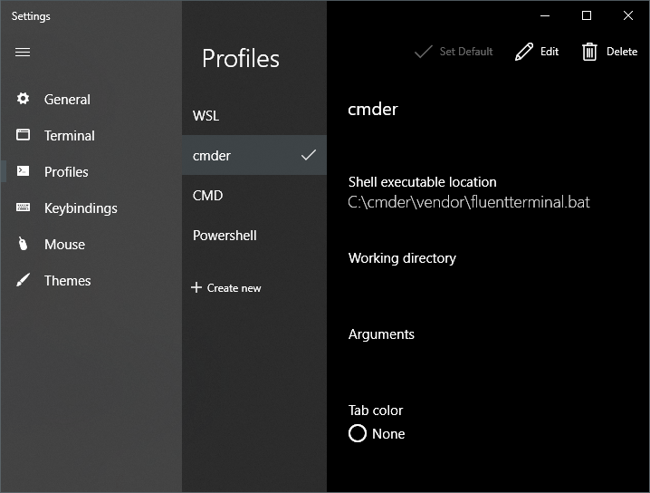 How to integrate with cmder? · Issue #148 · felixse/FluentTerminal · GitHub