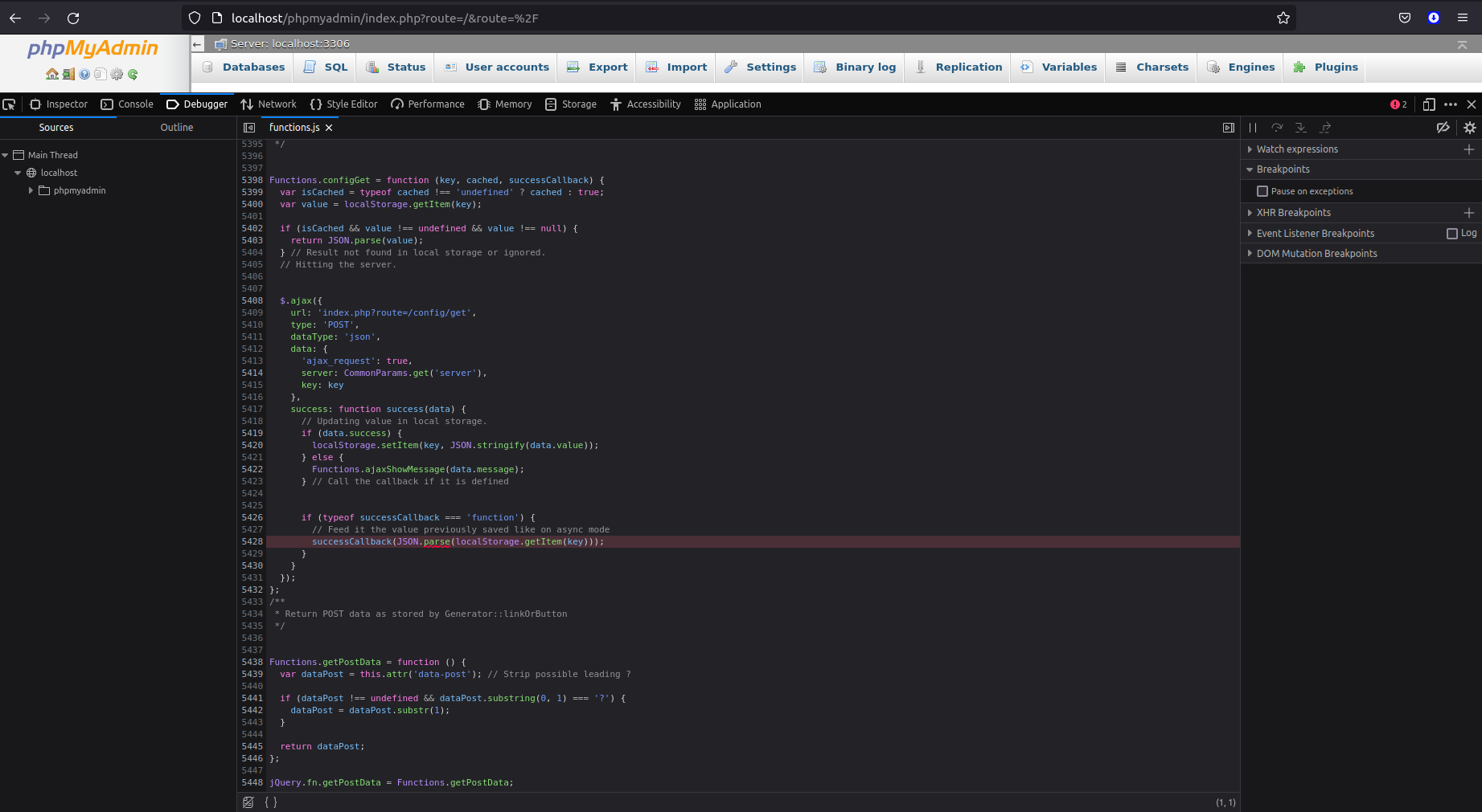 phpMyAdmin returning empty after apt upgrade · Issue #17585 · phpmyadmin/phpmyadmin · GitHub