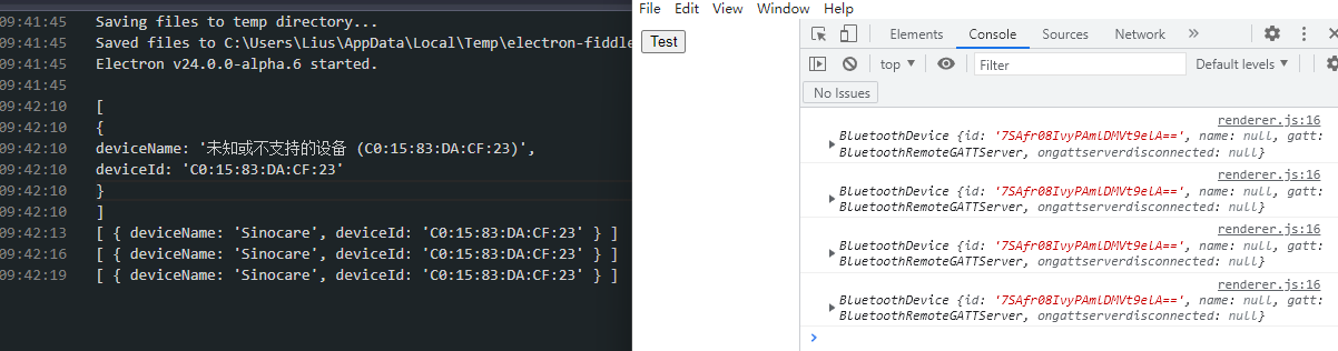 [Bug]: navigator.bluetooth.requestDevice always return device which name is null · Issue #37445 ...
