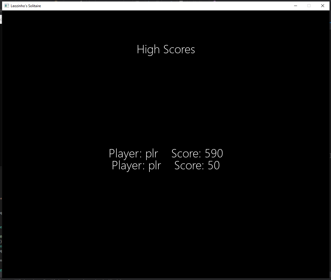 GitHub - leonardooliveira95/Solitaire: Solitaire game developed using C ...