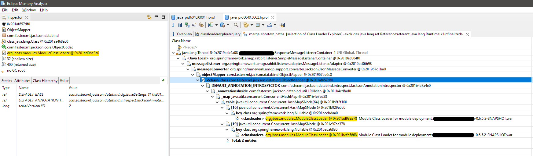 Classloader Leak Defaultannotationintrospector Holds Annotation Reference · Issue 3093 