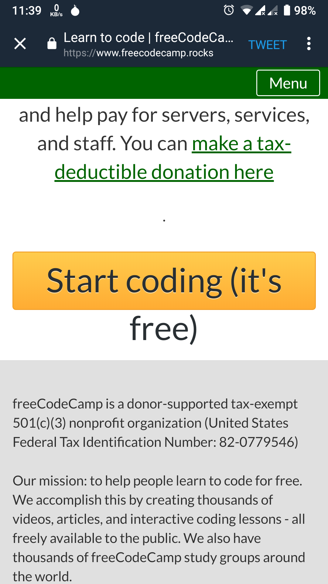 Text overflows out of button / button does not expand on homepage ...