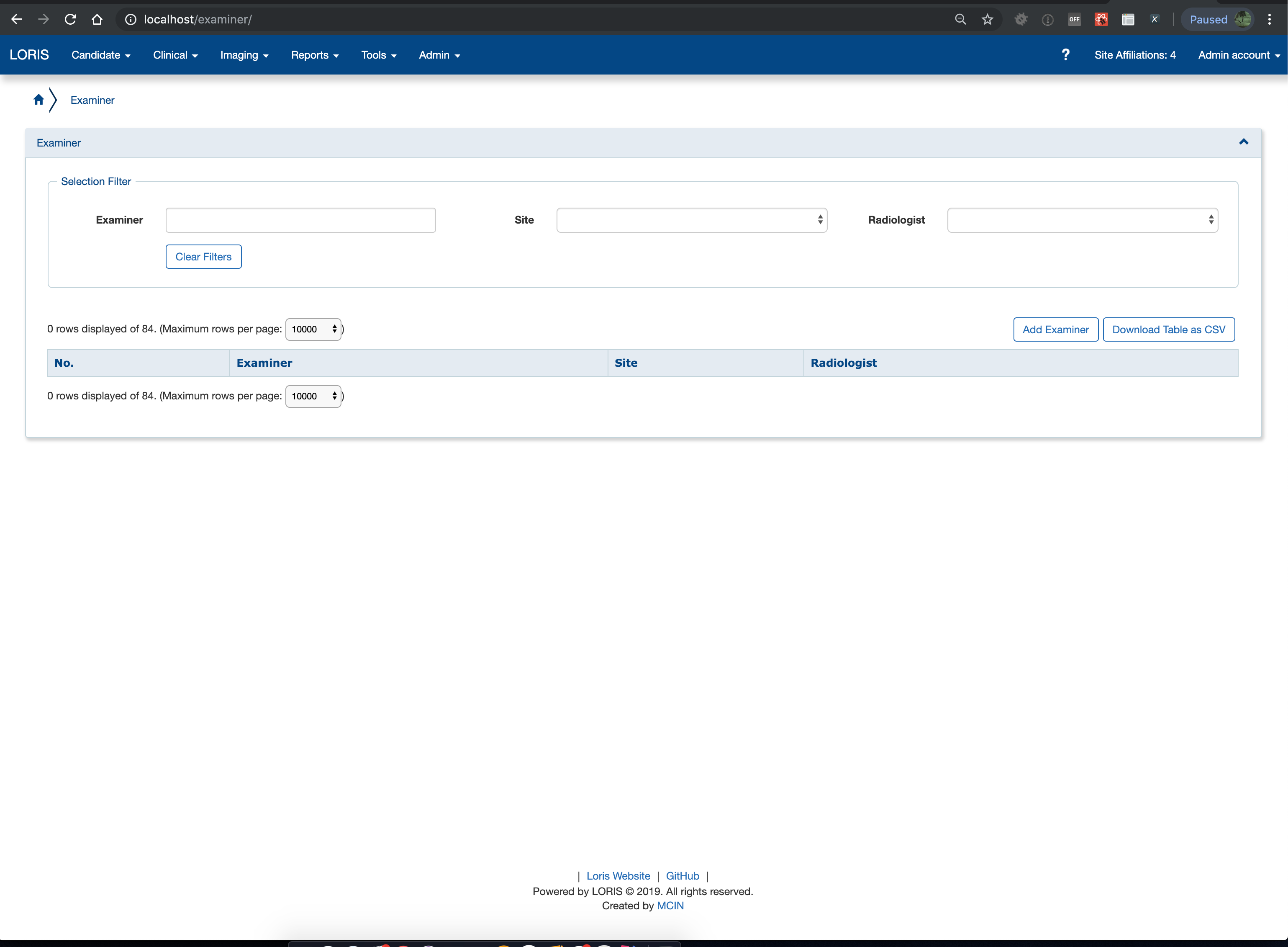 Maximum rows per page for displaying data in any table bug · Issue #4715 · aces/Loris · GitHub