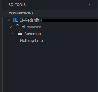 Redshift - Cluster Inspection - Schemas not loading · Issue #673 · mtxr/vscode-sqltools · GitHub