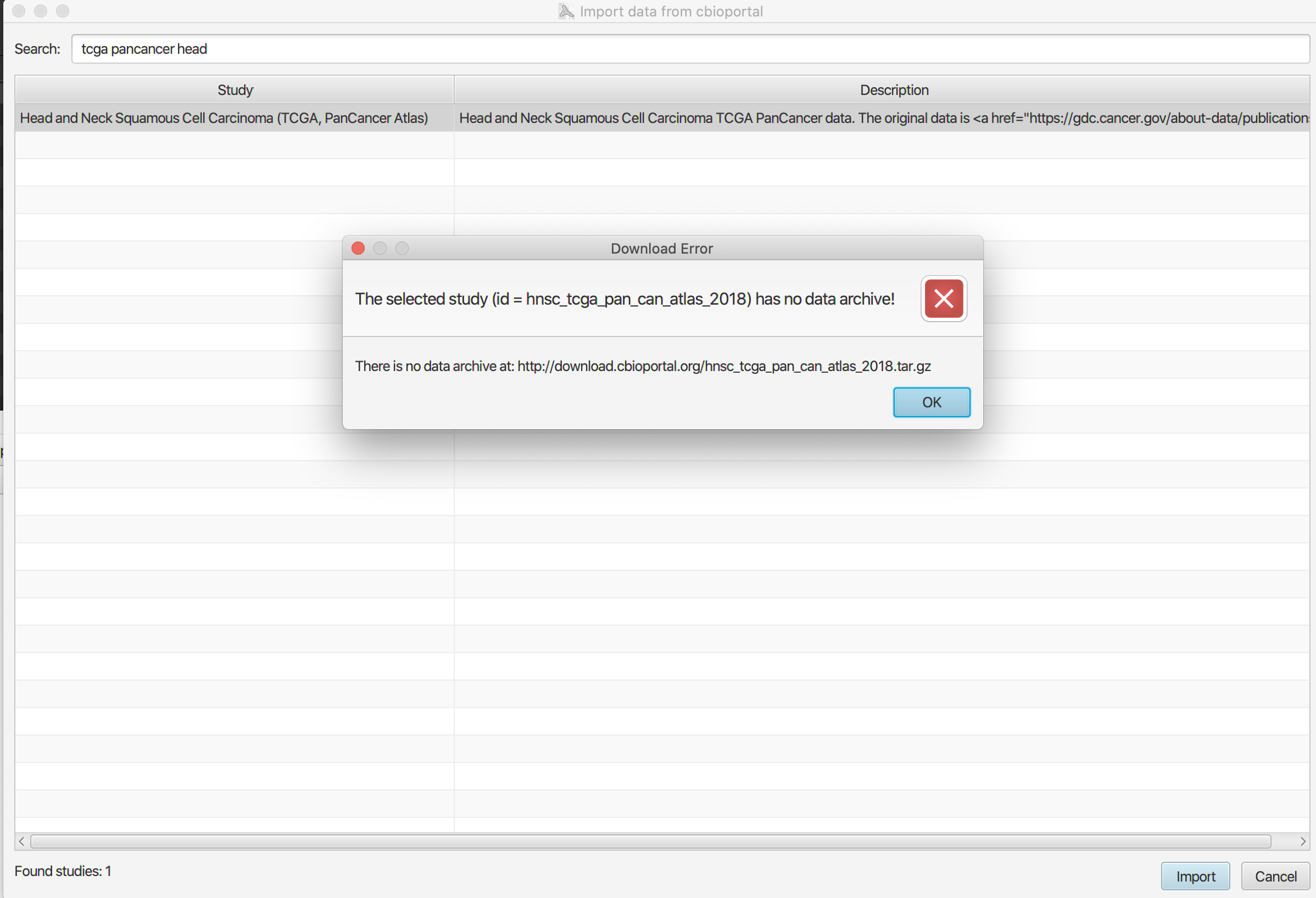 Cannot extract data from cBioPortal · Issue #1 · sysbio-bioinf/avatar · GitHub