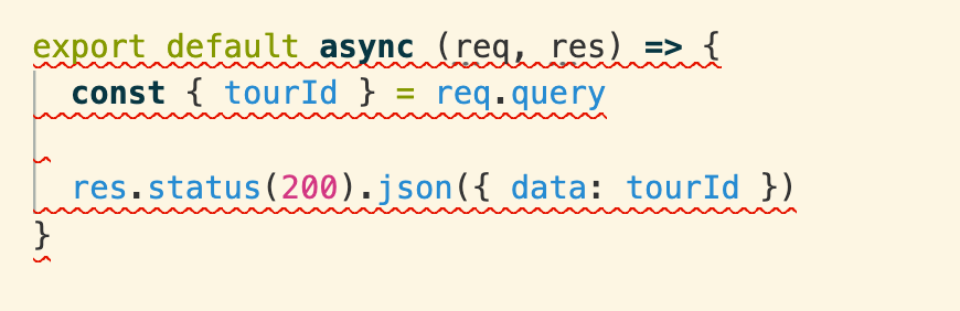 Api Route Async Exports Must Be Anonymous Functions But Eslint Complains · Issue 412 · Blitz