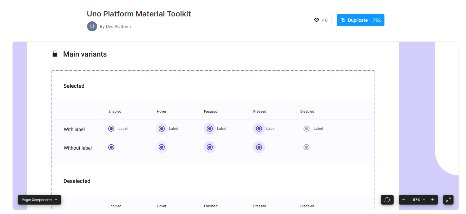 [Gallery][Wasm/iOS/Android]Overview(Material) - The font size is small for the checkbox options ...