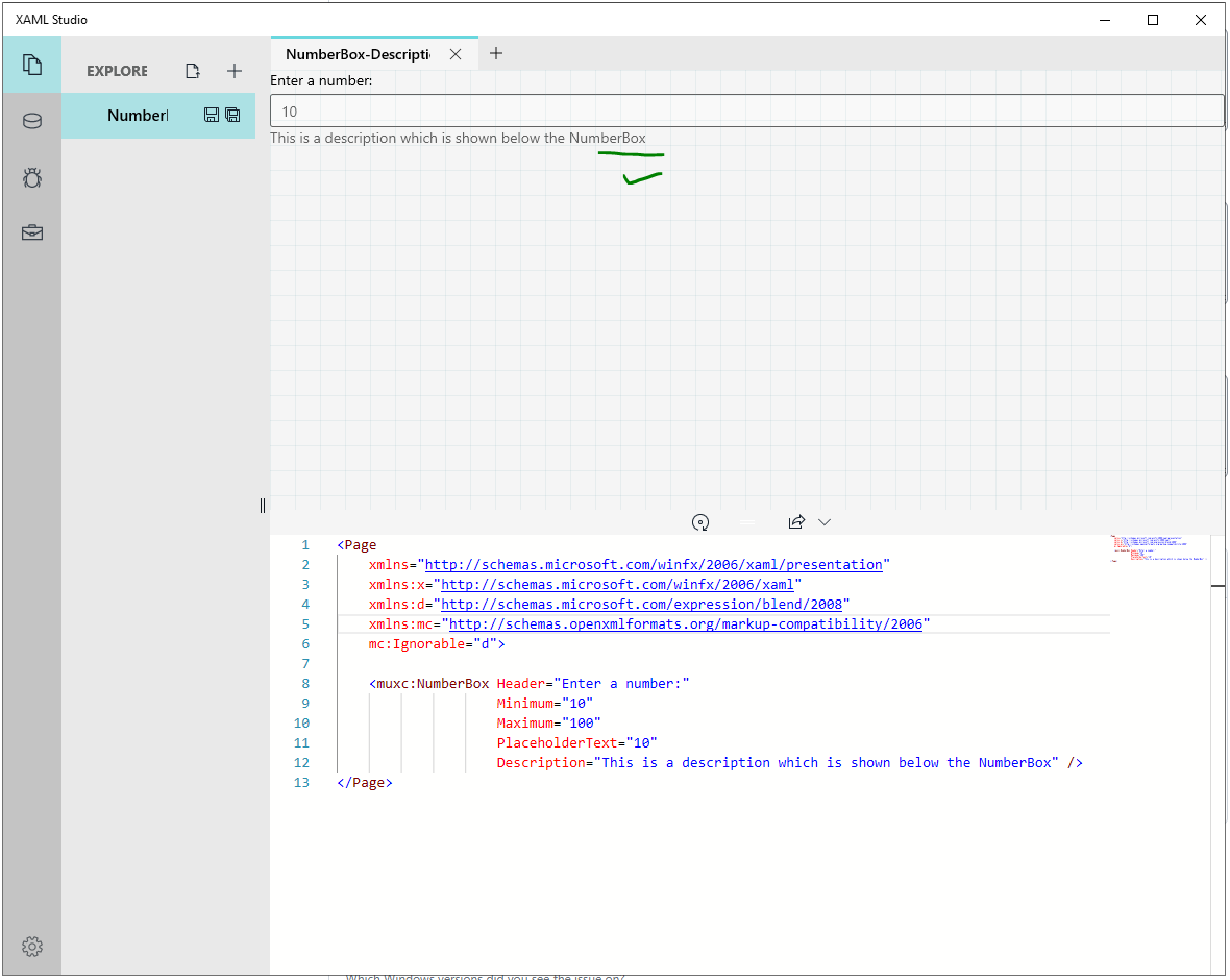NumberBox Description does not wrap · Issue #8998 · microsoft/microsoft-ui-xaml · GitHub