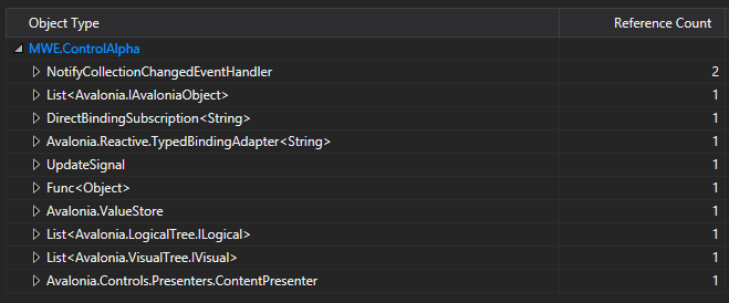 Memory Leak When Subscribing To Observables From Xaml In A Data Template