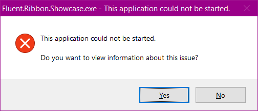 Fluent.Ribbon.Showcase.exe not working ( 7.0.0-alpha0486 ) · Issue #665 · fluentribbon/Fluent ...