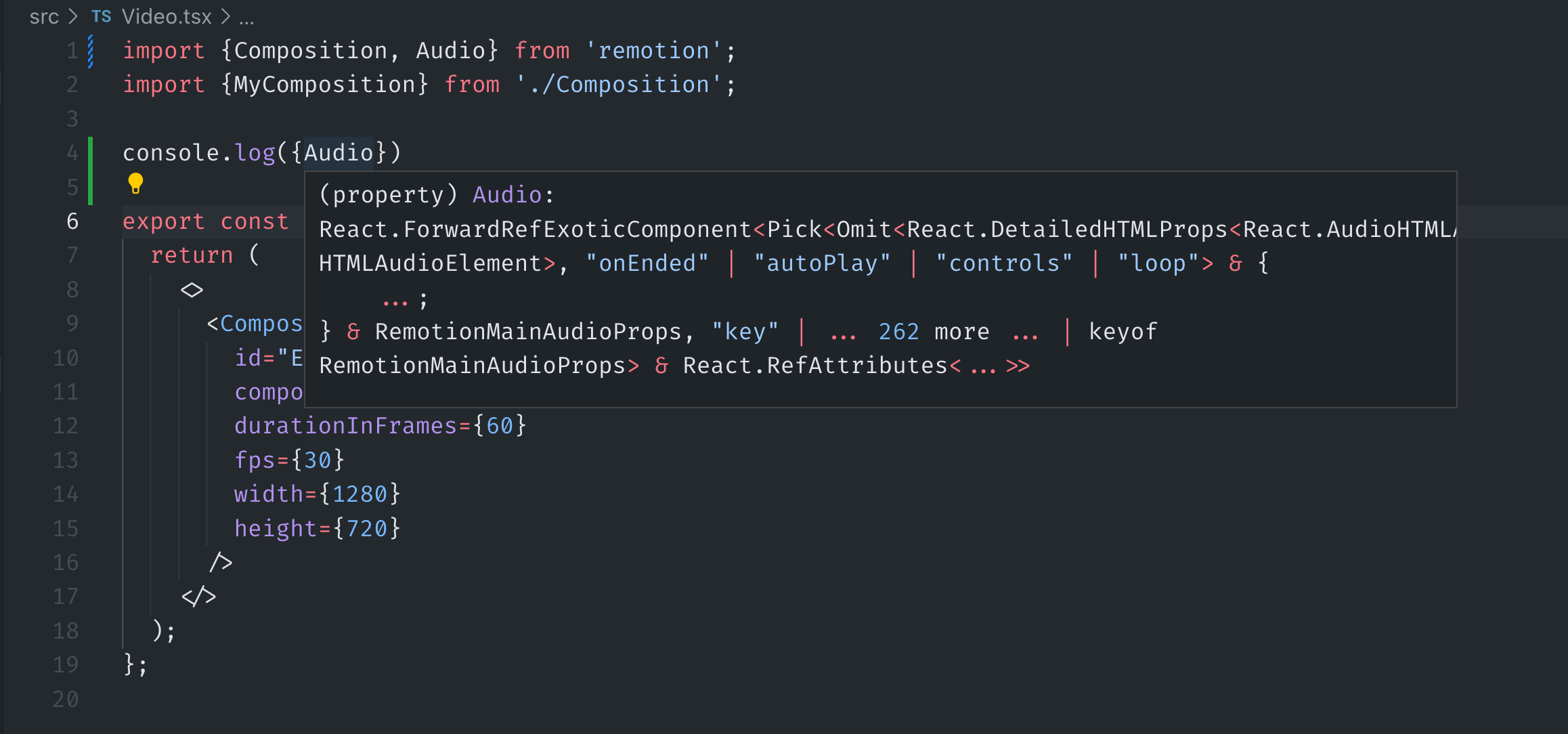 Module '"remotion"' has no exported member 'Audio' · Issue #942 · remotion-dev/remotion · GitHub