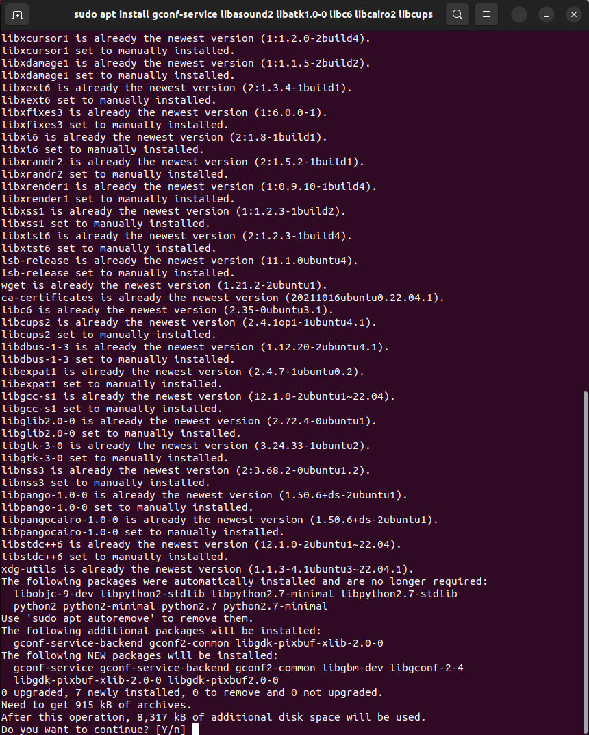 Ubuntu 22.04 installing dependencies can uninstall Desktop · Issue ...